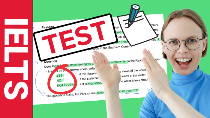 IELTS - YES NO NOT GIVEN - Reading Practice Test - Glaciation